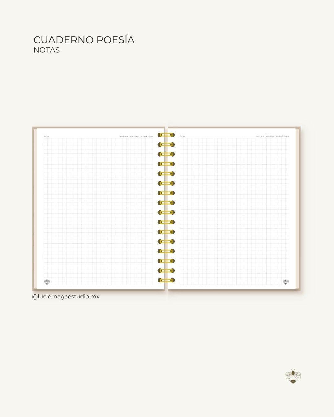 Cuaderno Poesía | Libreta personalizada con nombre – Luciérnaga ...